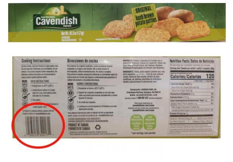 Cavendish Farms Hash Brown Patties Recalled in 9 States Because of ...