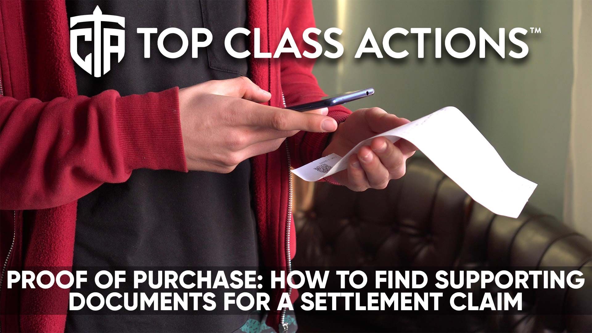Proof of purchase: How to find supporting documents for a settlement claim
