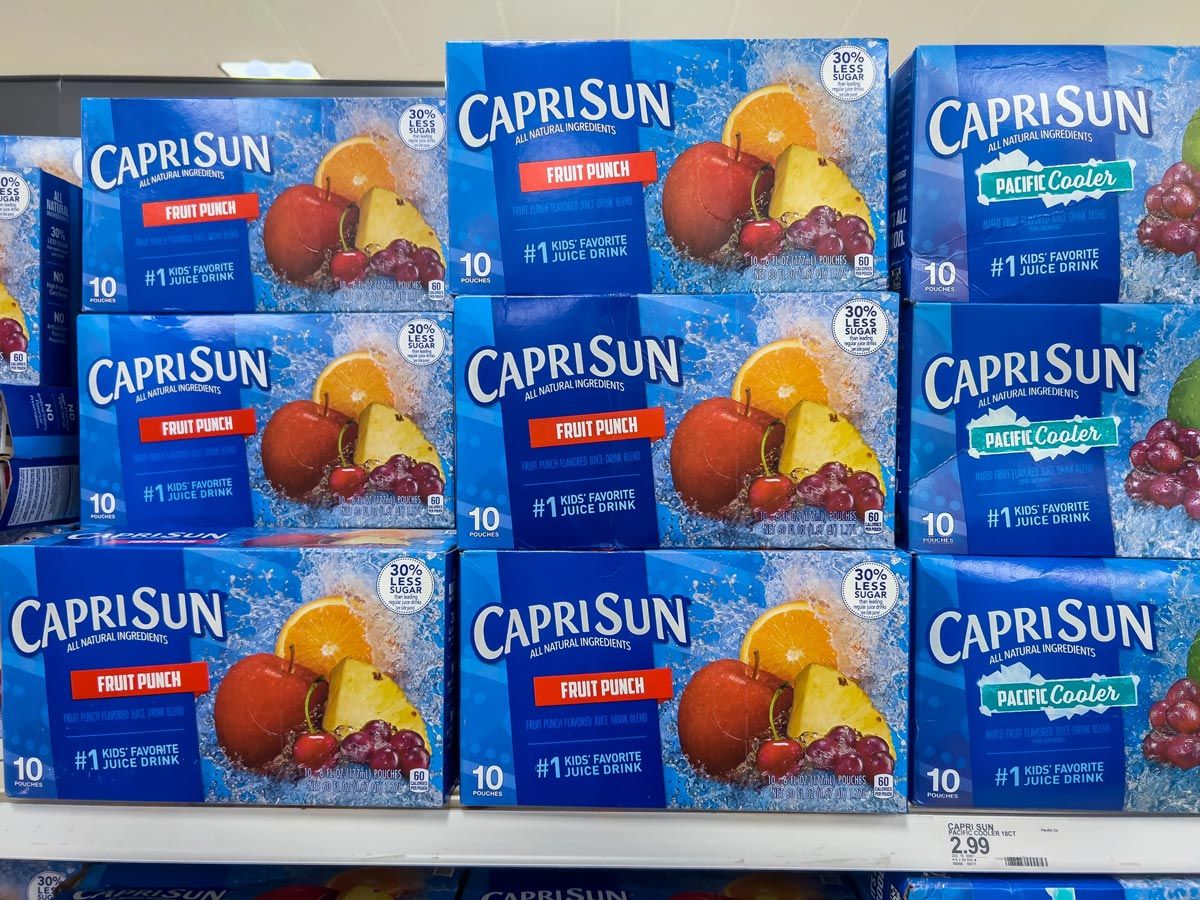 Capri Sun false ad class action lawsuit alleges dangerous and synthetic ...