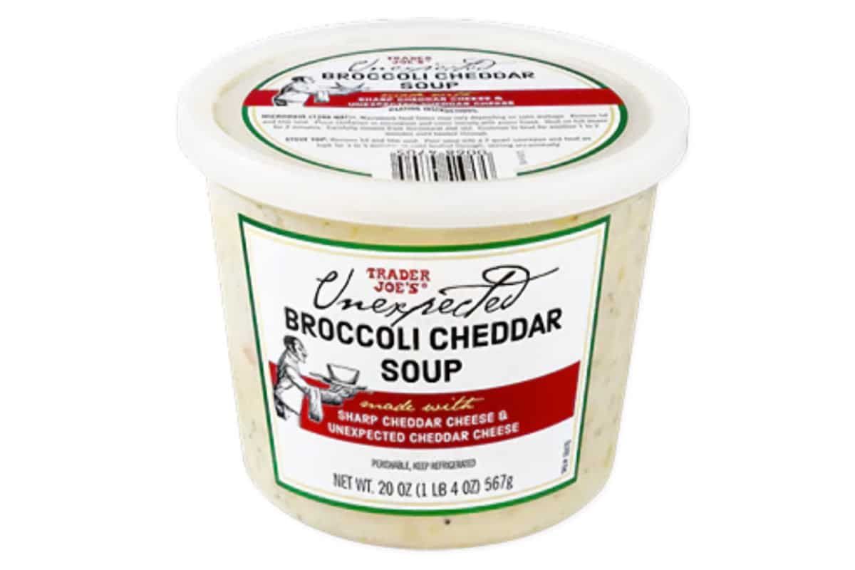 Trader Joe's announces recall for Unexpected Broccoli Cheddar Soup due to potential insect ...