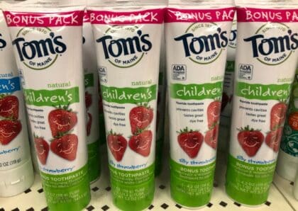 Tom’s of Maine class action claims toothpaste contains heavy metals