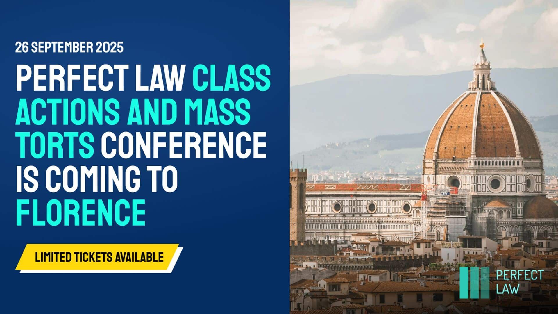 Global class action leaders gather in Florence for Perfect Law conference
