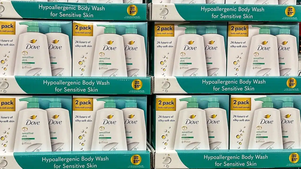 Dove class action claims body wash falsely advertised as ‘hypoallergenic’